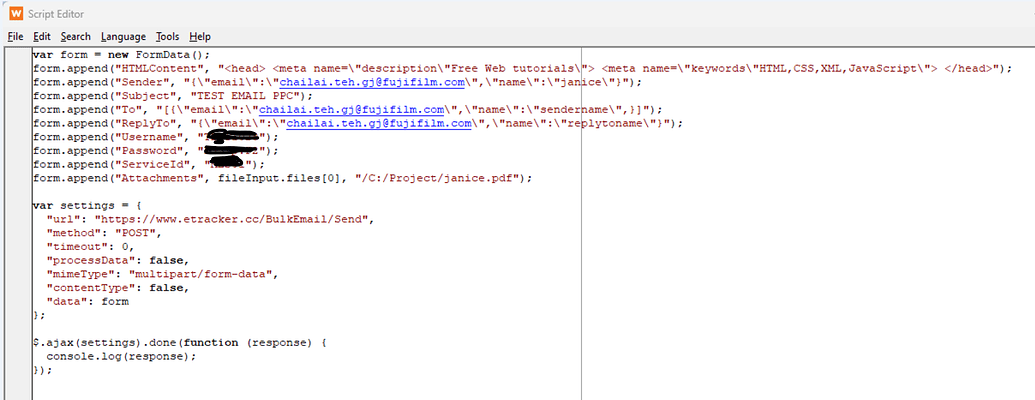 HTTP POST Request of multipart/form-data in Workflow - Workflow - Upland OL User community